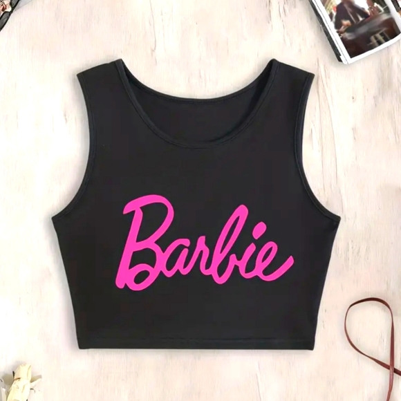 Barbie | Tops | Barbie Cropped Tank Top | Poshmark